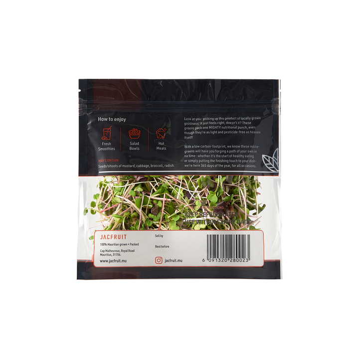 Microgreens | Leafy Greens | Urban Farming in Mauritius | JacFruit